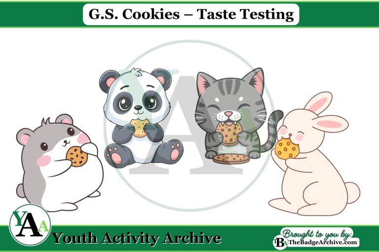 G.S. Cookies – Taste Testing – Youth Activity Archive