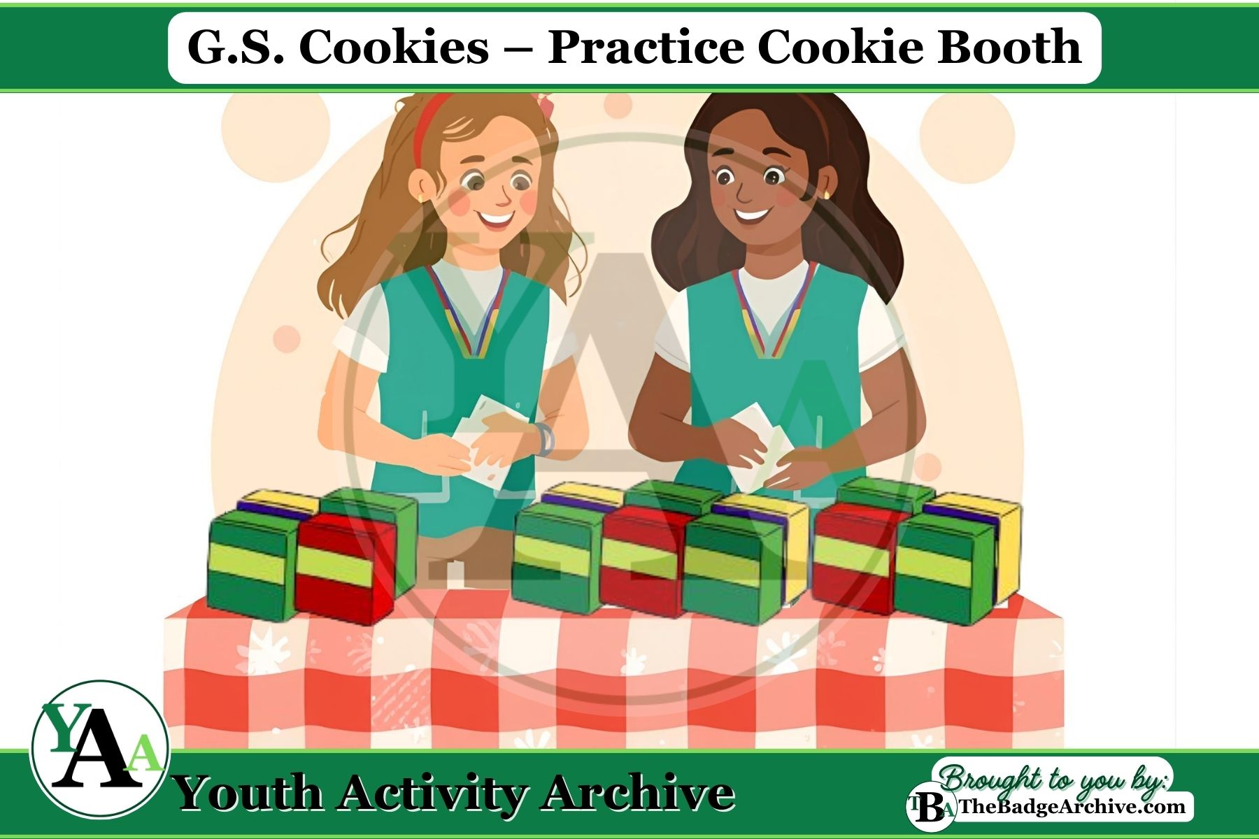 G.S. Cookies – Practice Cookie Booth – Youth Activity Archive
