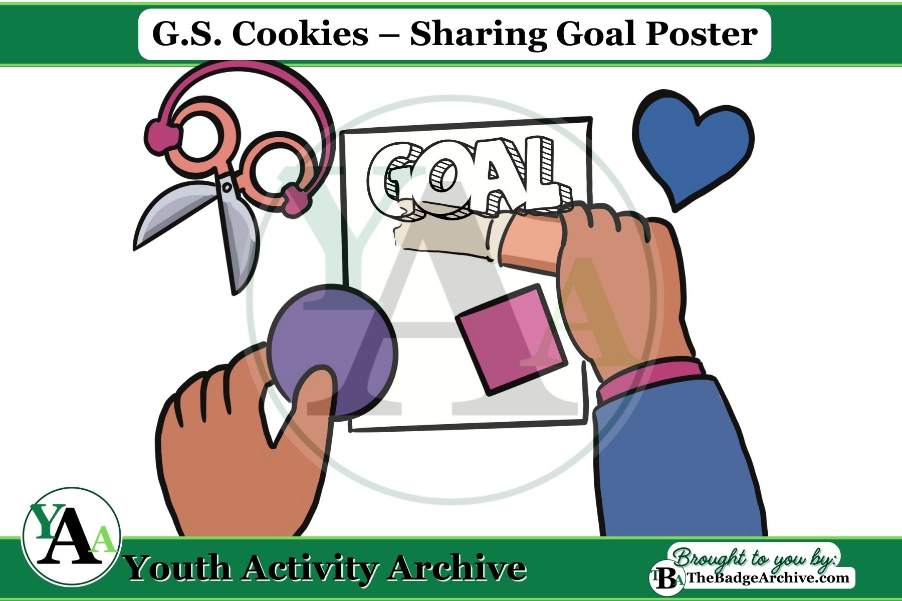 G.S. Cookies – Sharing Goal Poster – Youth Activity Archive