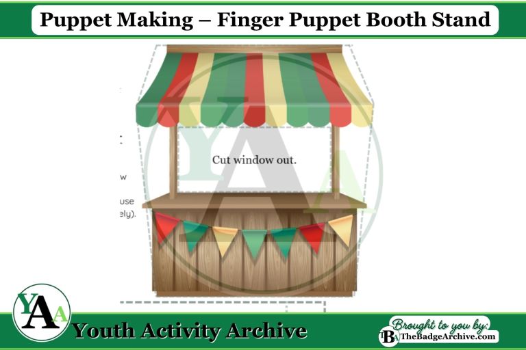 Puppet Making – Finger Puppet Booth Stand – Youth Activity Archive