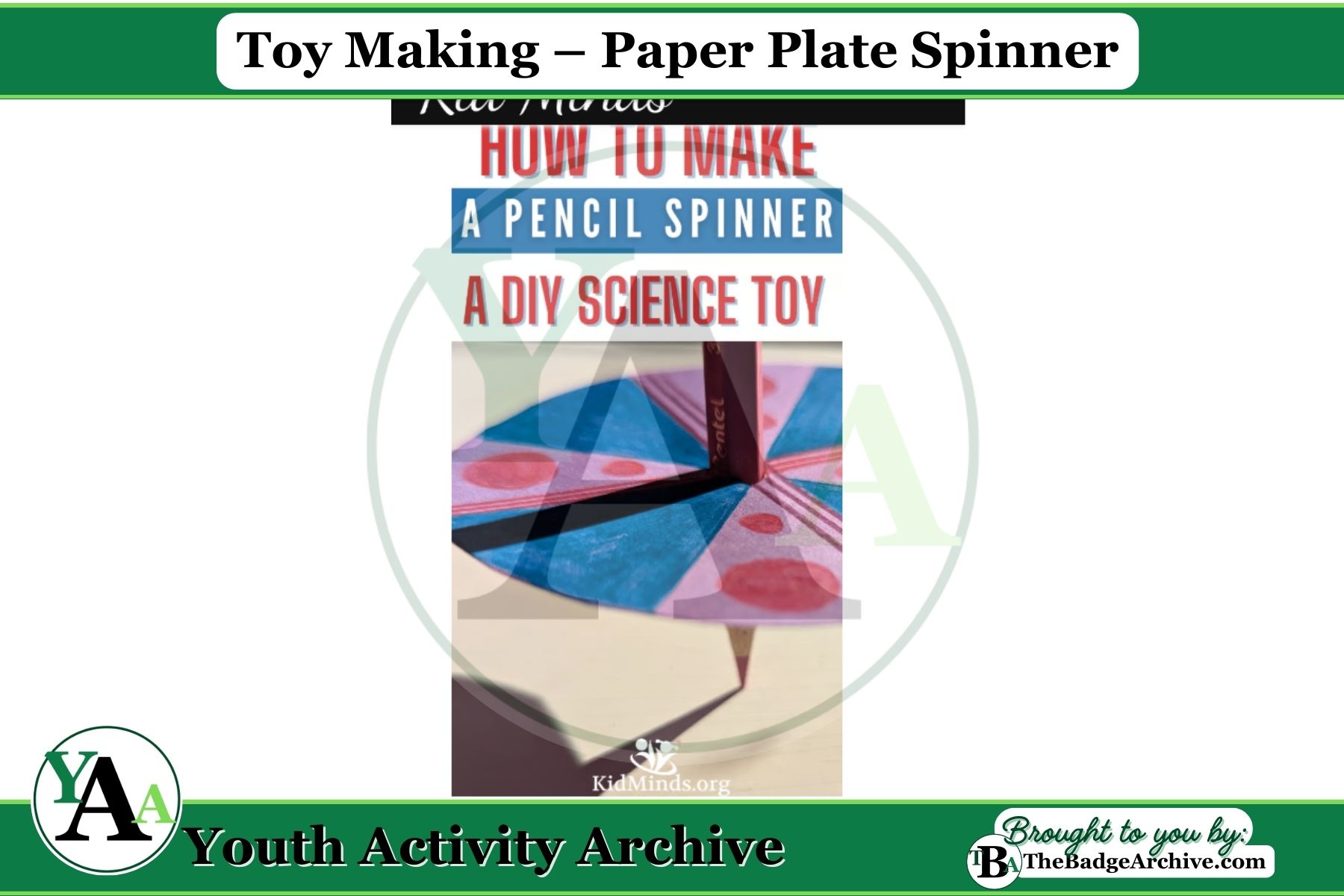 Toy Making – Paper Plate Spinner – Youth Activity Archive