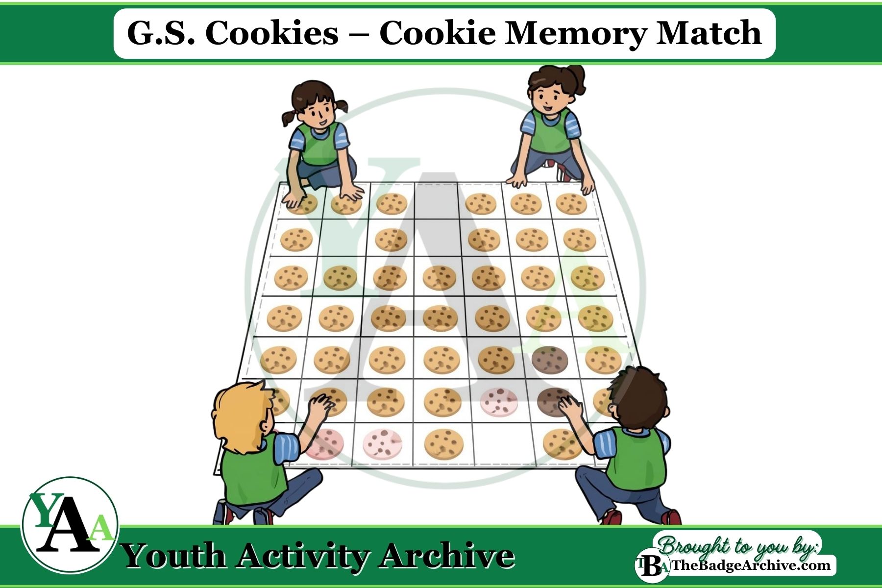 G.S. Cookies – Cookie Memory Match – Youth Activity Archive