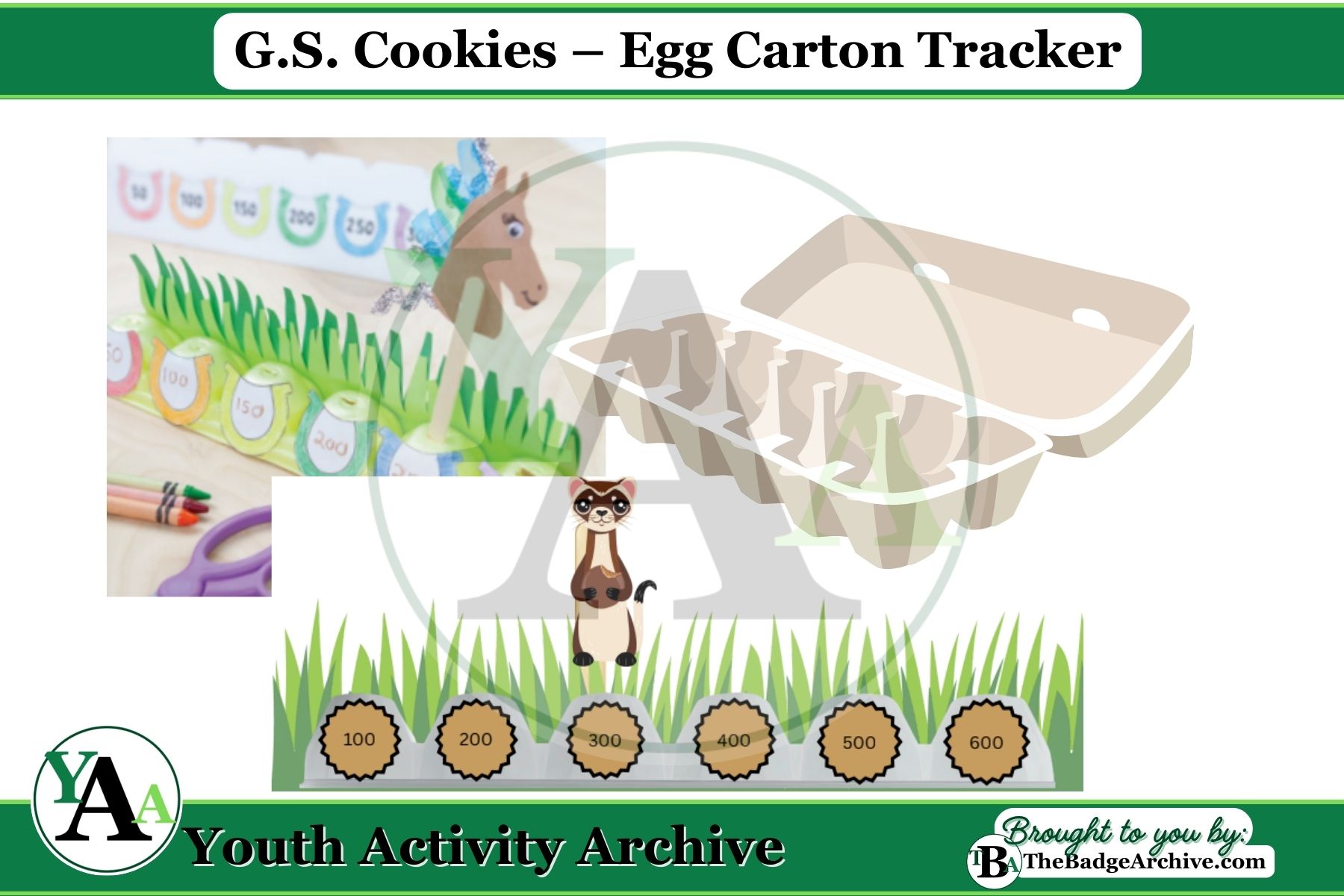 G.S. Cookies – Egg Carton Tracker – Youth Activity Archive