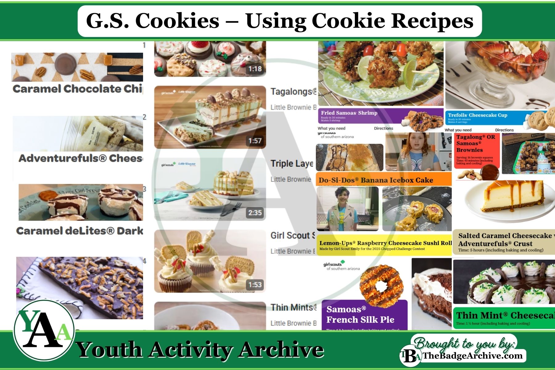 G.S. Cookies – Using Cookie Recipes – Youth Activity Archive