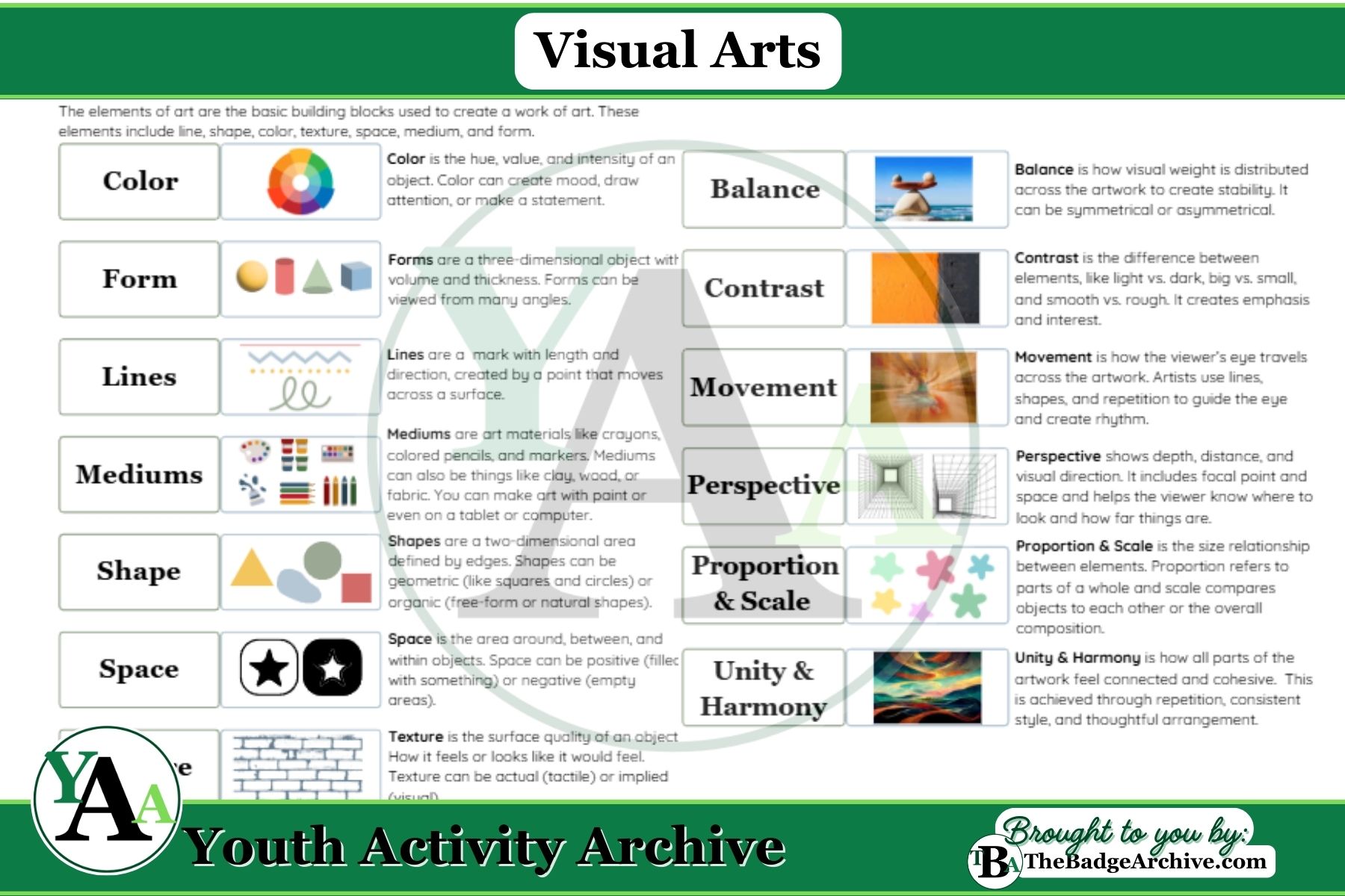 Visual Arts – Youth Activity Archive